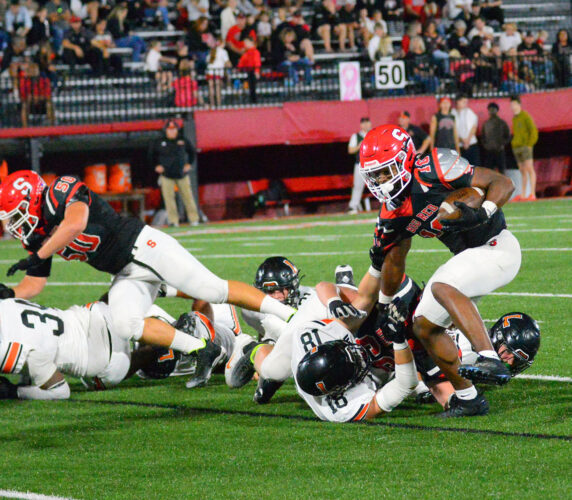 Big Red scores 48 straight, rolls past Linsly to improve to 7-0 | News ...